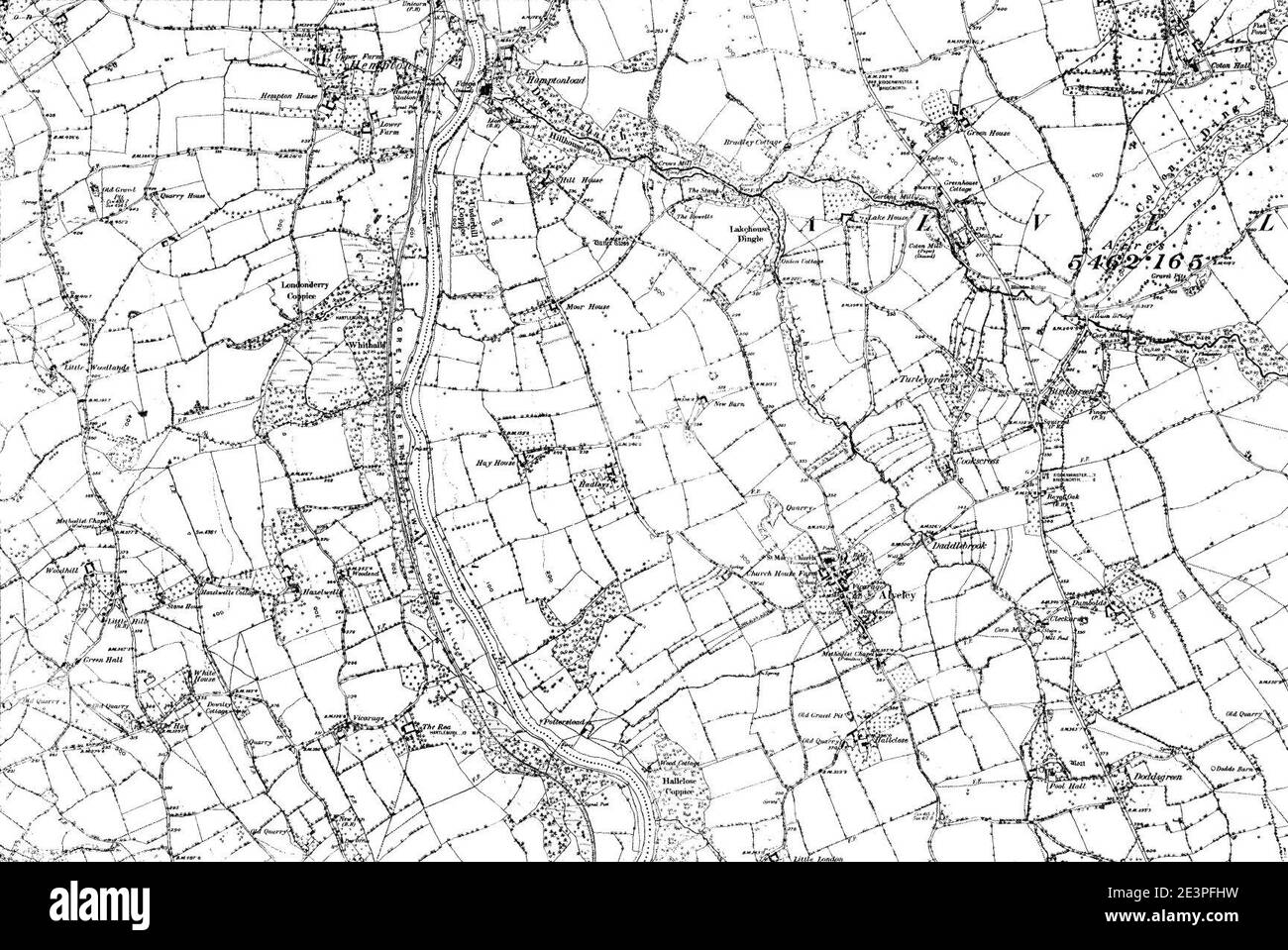 Map of Shropshire OS Map name 067-SW, Ordnance Survey, 1883-1895 Stock ...