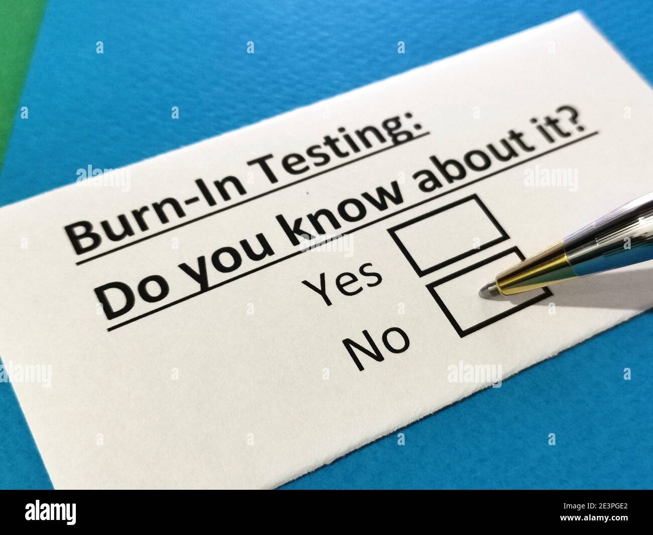 Burn in testing hi-res stock photography and images - Alamy