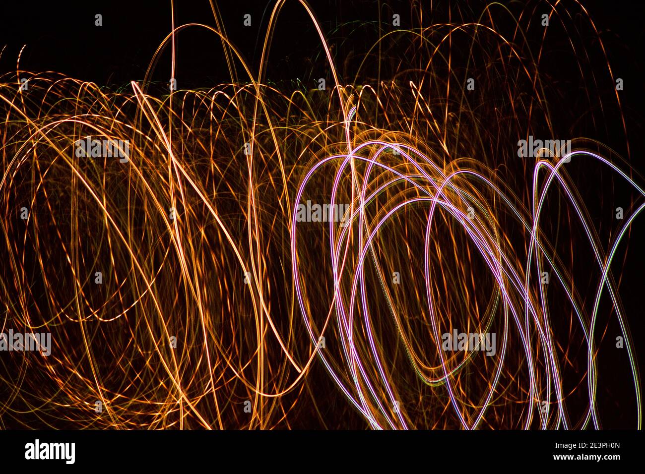 Light graphic art of city lights Stock Photo - Alamy