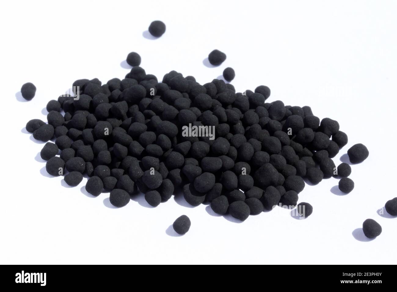 powder food colors on a white background Stock Photo - Alamy