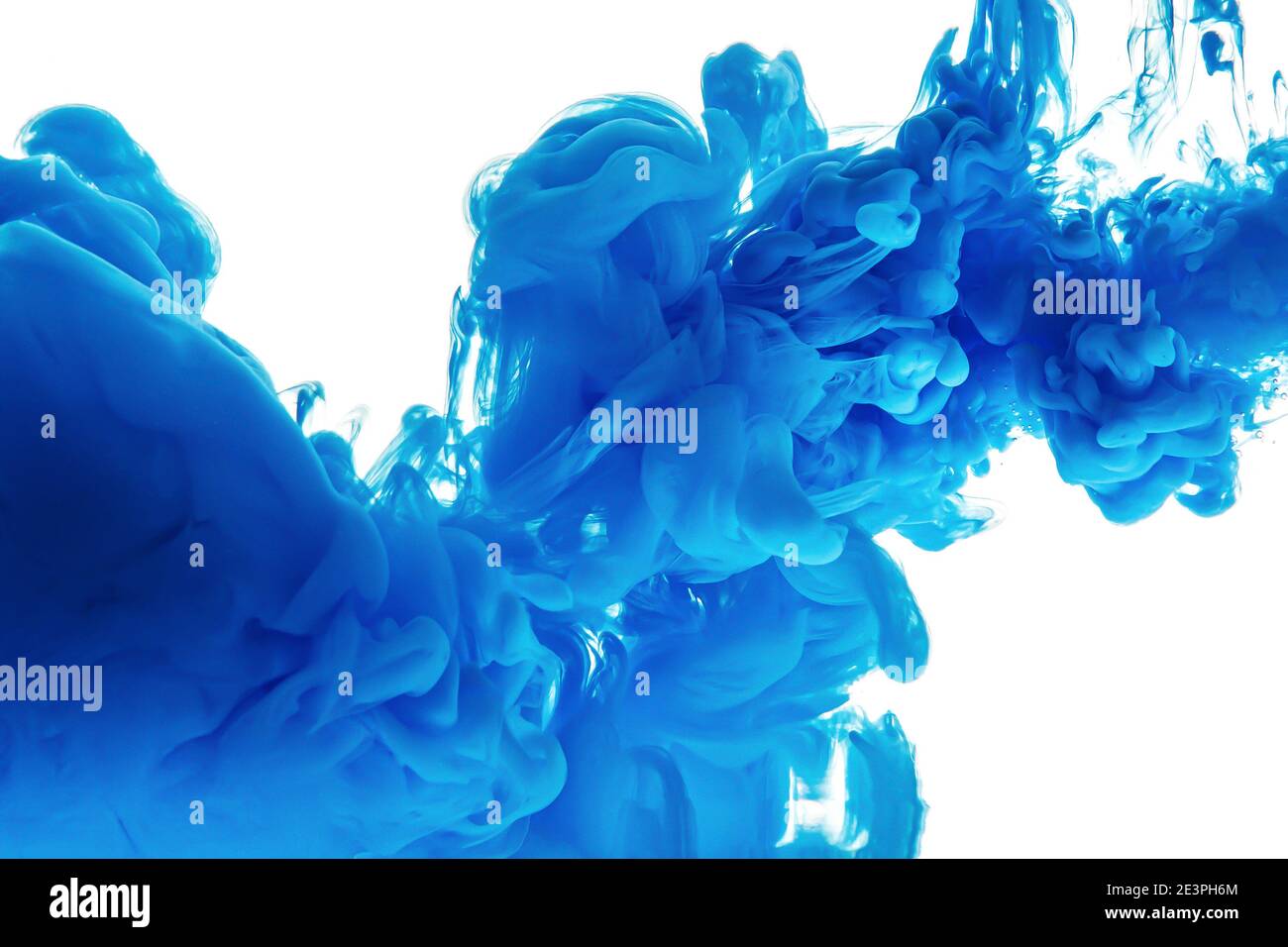 Abstract blue background. Splash of paint Stock Photo - Alamy