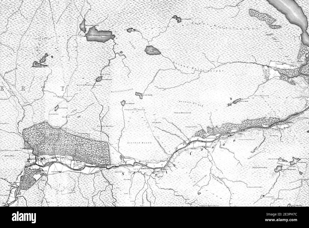 Map of cromarty Black and White Stock Photos & Images - Alamy