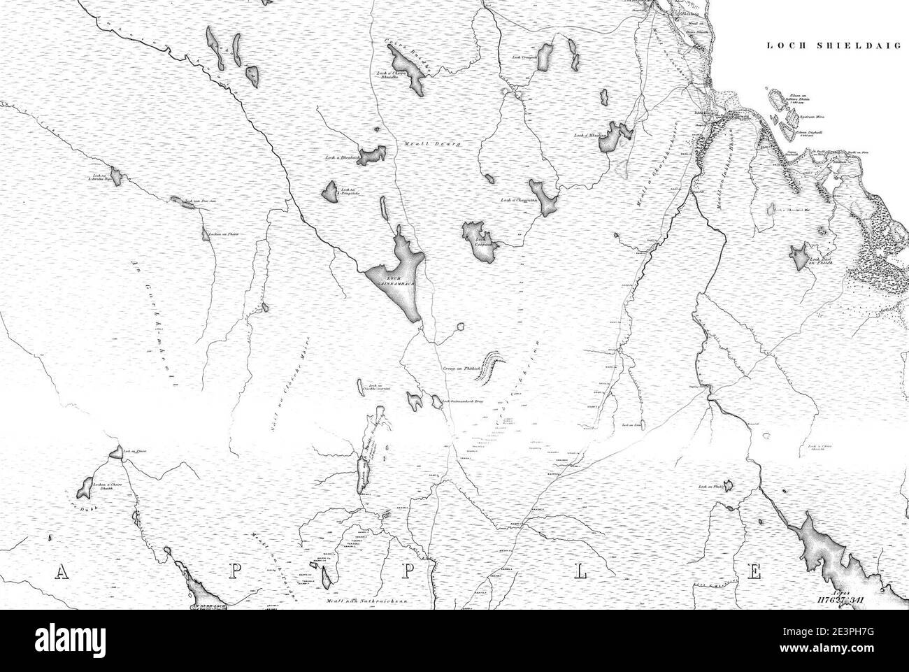 Map of cromarty Black and White Stock Photos & Images - Alamy