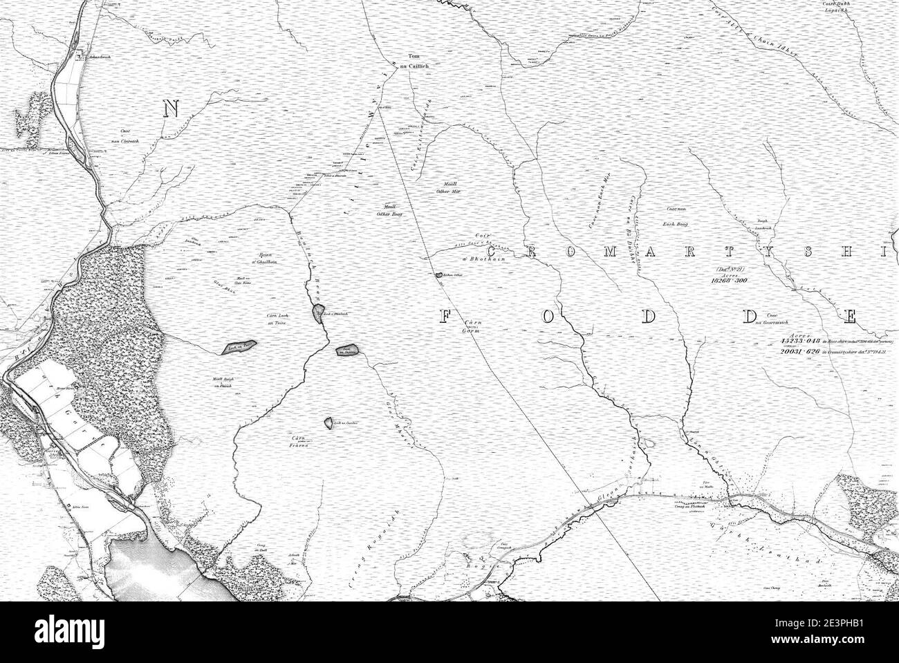 Map of cromarty Black and White Stock Photos & Images - Alamy