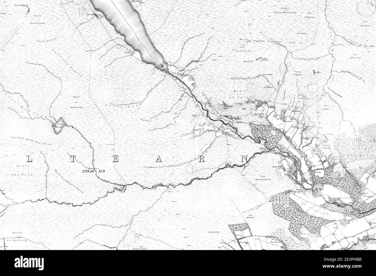 Map of cromarty Black and White Stock Photos & Images - Alamy