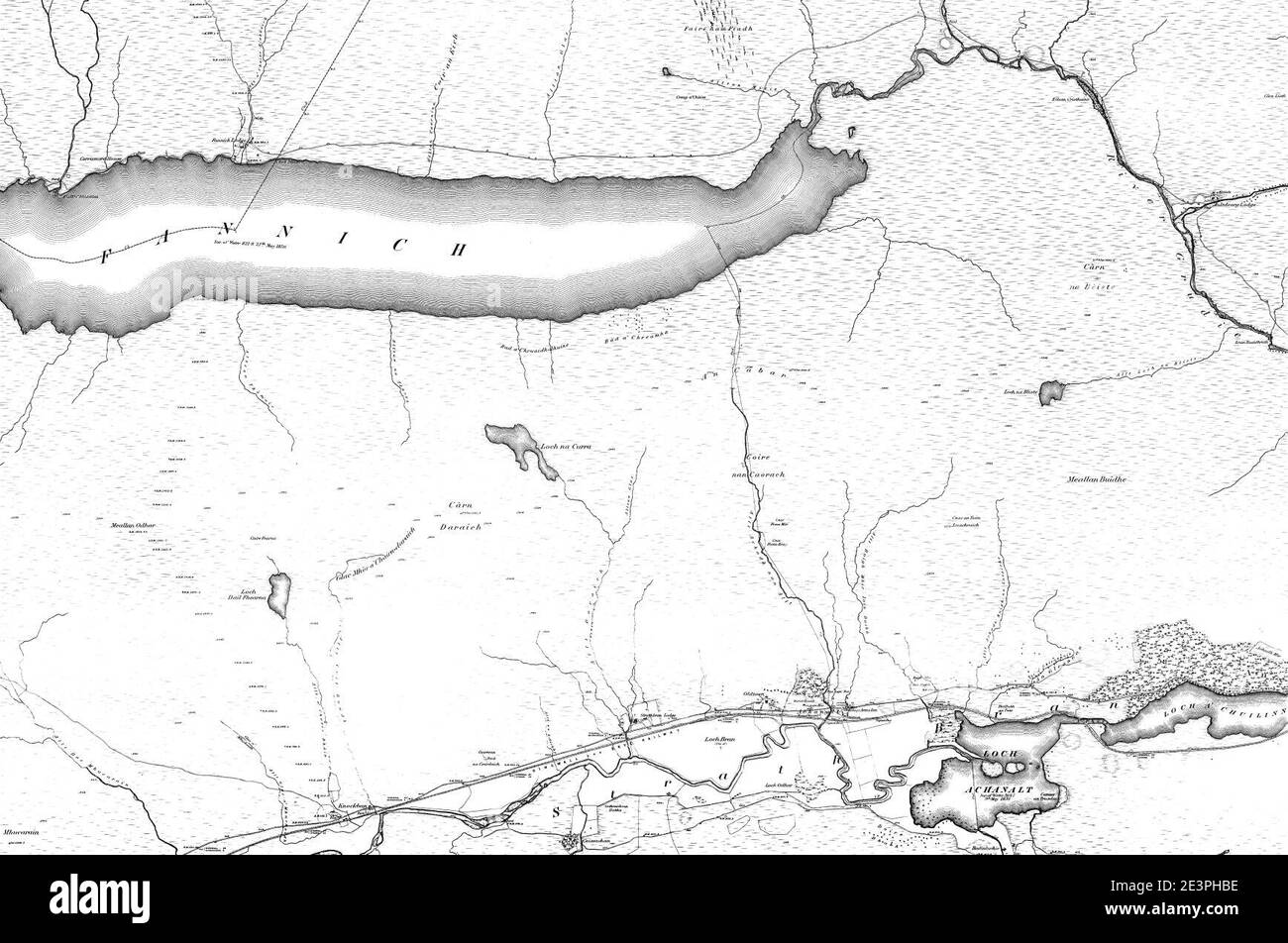 Map of Ross & Cromarty Sheet 073, Ordnance Survey, 1880-1881 1 Stock ...