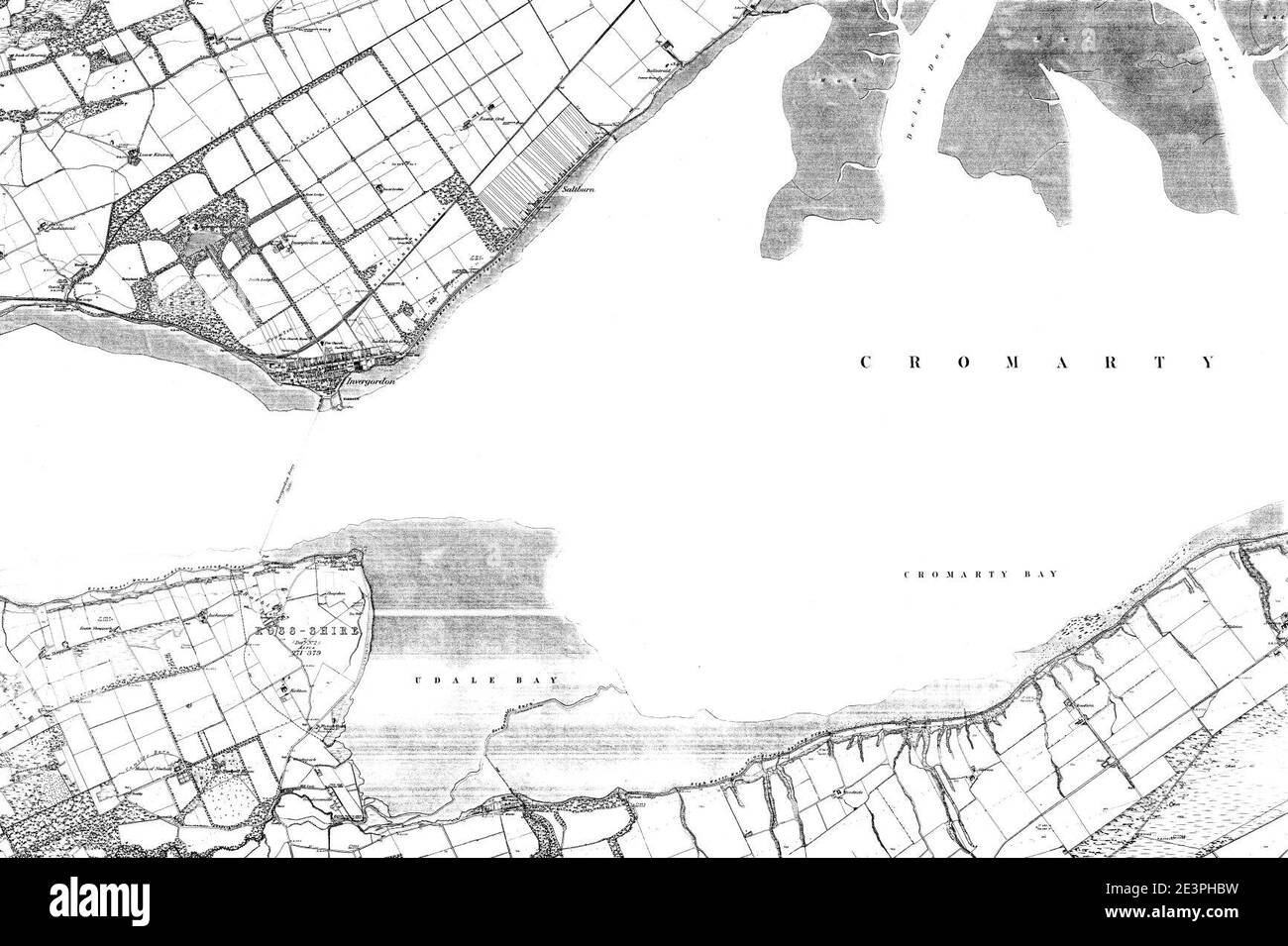 Map of cromarty hi-res stock photography and images - Alamy