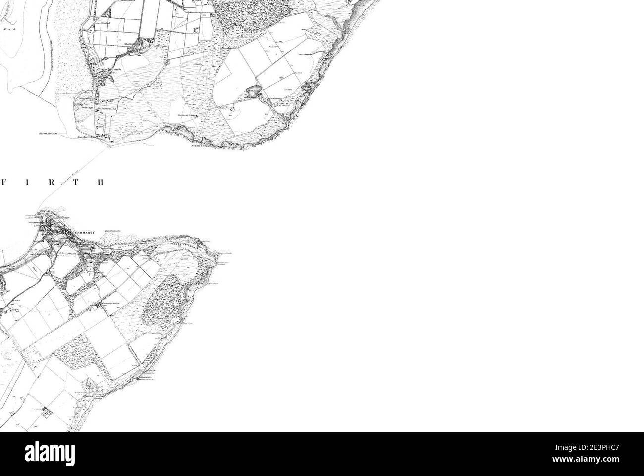 Map of cromarty Cut Out Stock Images & Pictures - Alamy