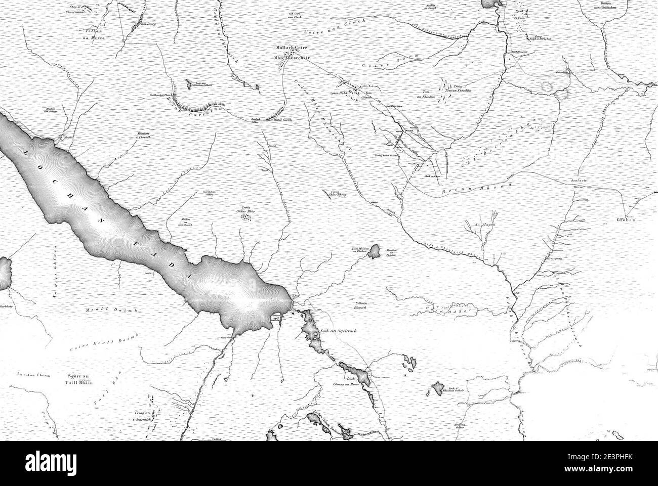 Map of cromarty Black and White Stock Photos & Images - Alamy