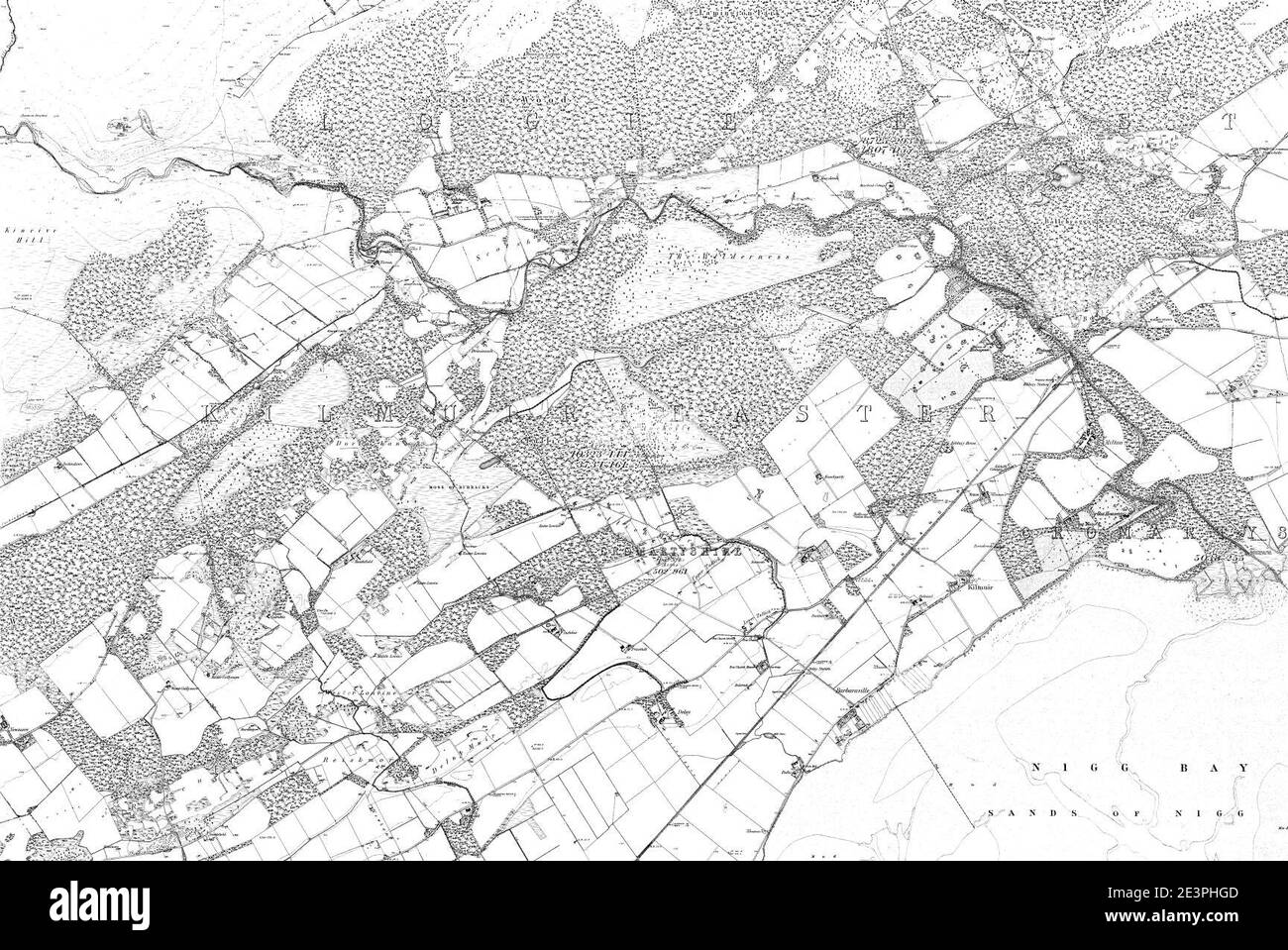 Cromarty map Cut Out Stock Images & Pictures - Alamy