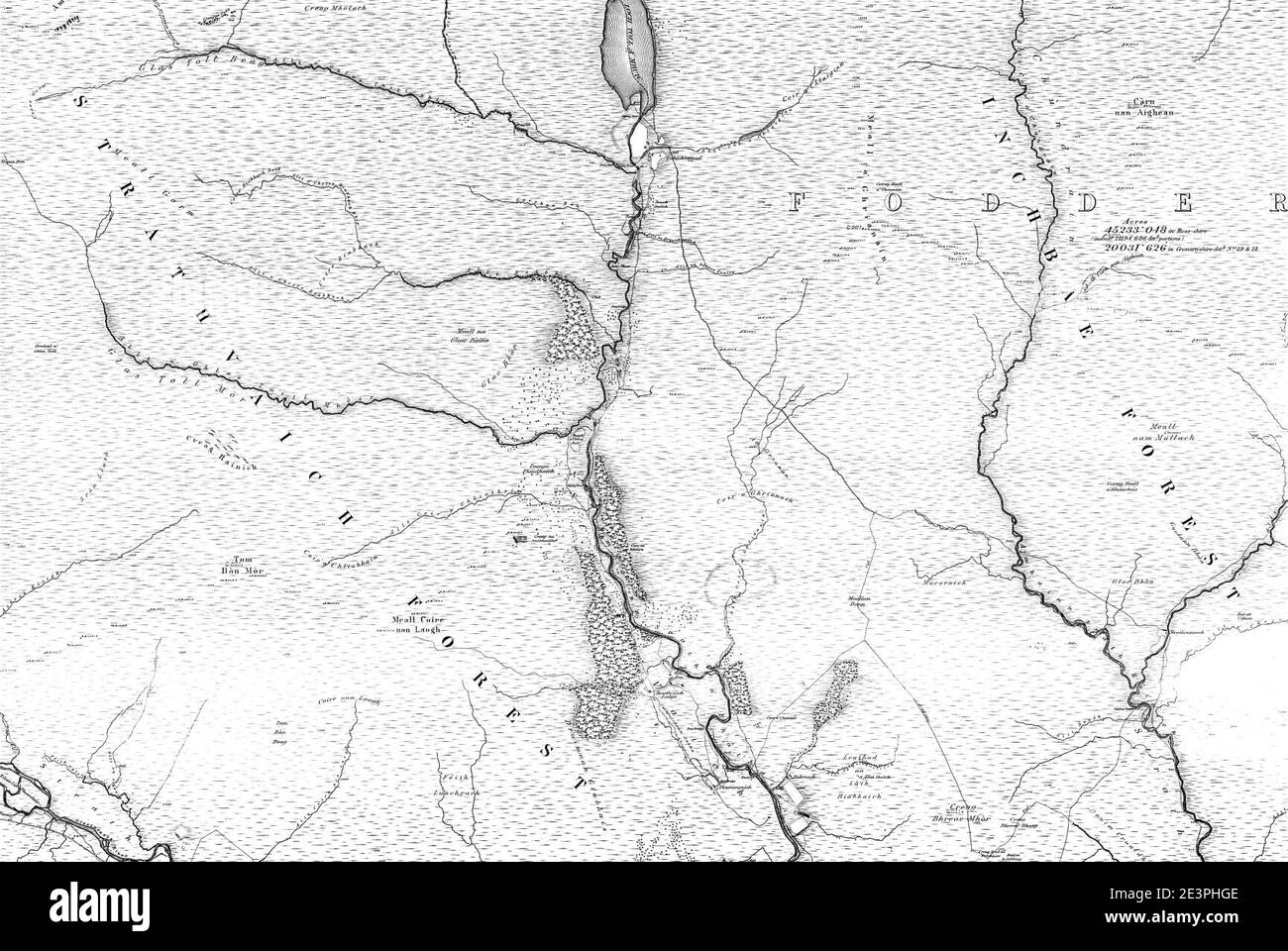 Map of cromarty Black and White Stock Photos & Images - Alamy