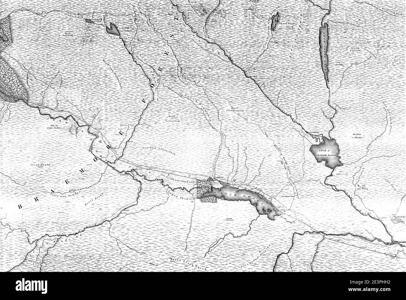 Map of cromarty Black and White Stock Photos & Images - Alamy