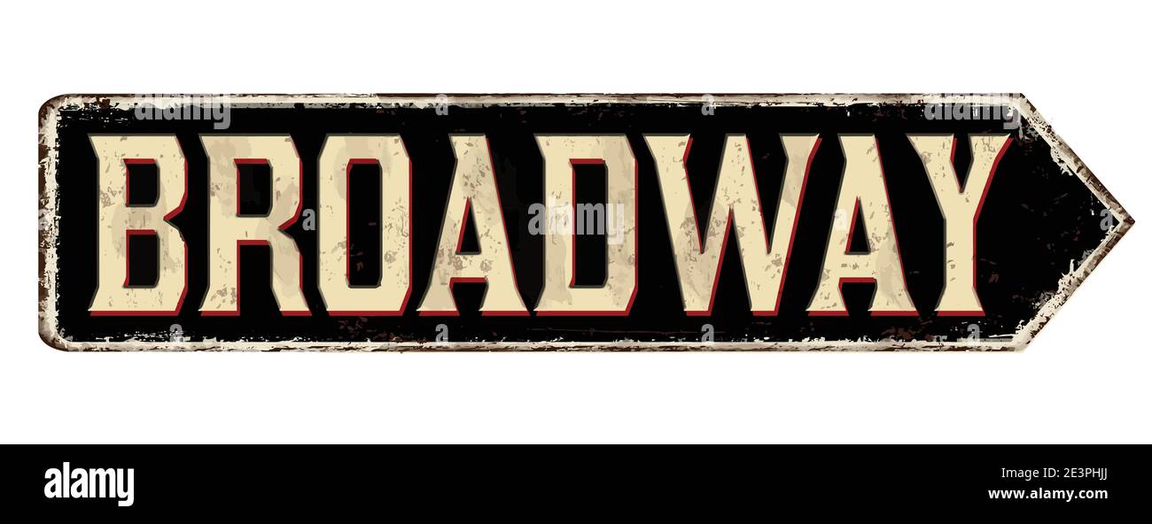 Broadway Street Sign Clip Art