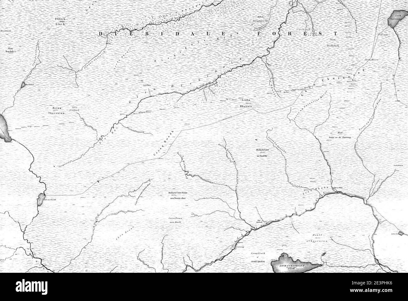 Map of cromarty Black and White Stock Photos & Images - Alamy