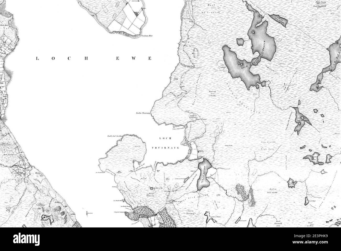 Map of Ross & Cromarty Sheet 032, Ordnance Survey, 1880-1881 1 Stock ...