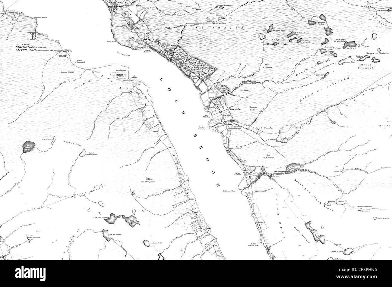 Map of cromarty Black and White Stock Photos & Images - Alamy