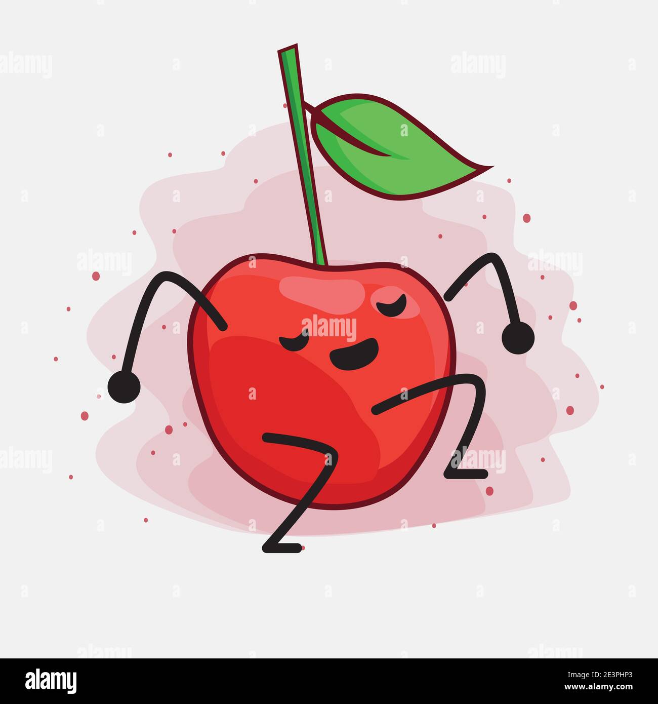 An illustration of Cute Bing Chery Vector Character Stock Vector Image ...