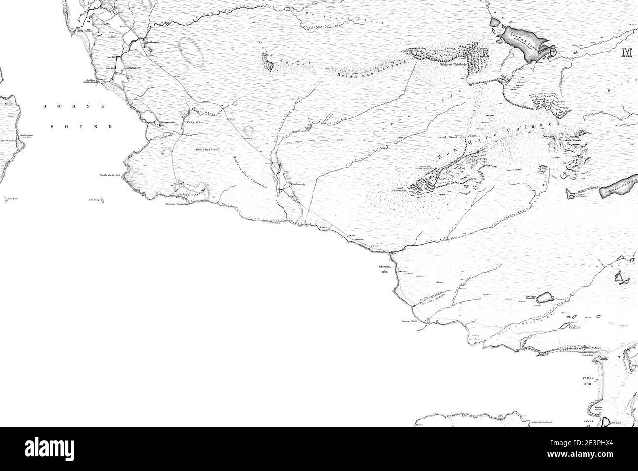 Map of cromarty Black and White Stock Photos & Images - Alamy