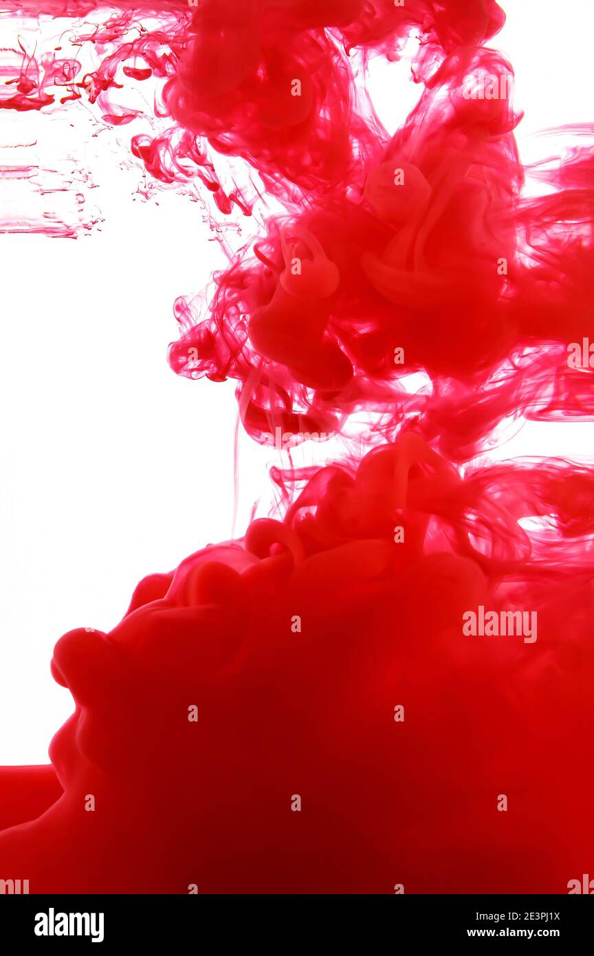 Abstract red background. Splash of paint Stock Photo - Alamy