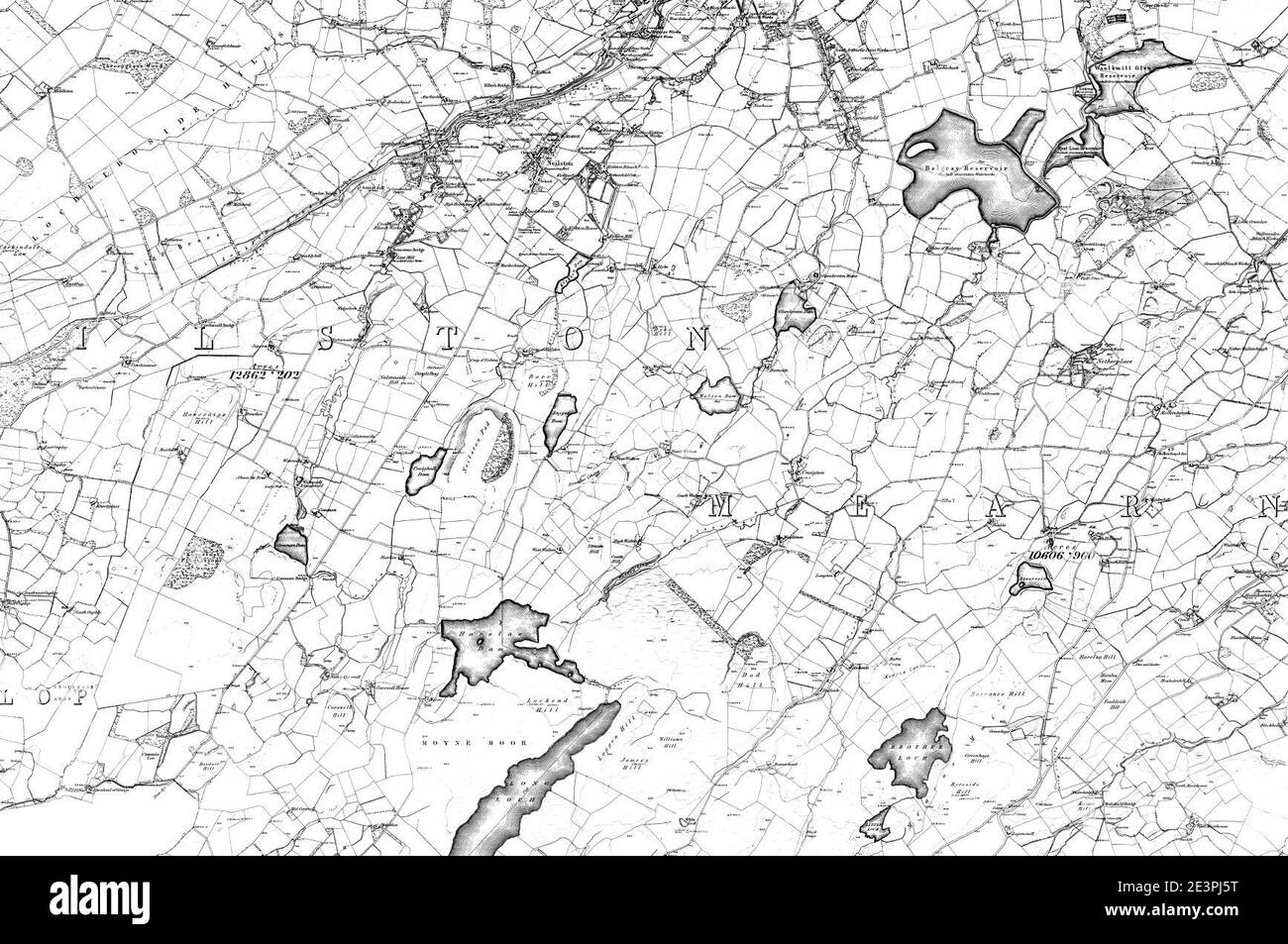 Renfrewshire map hi-res stock photography and images - Alamy