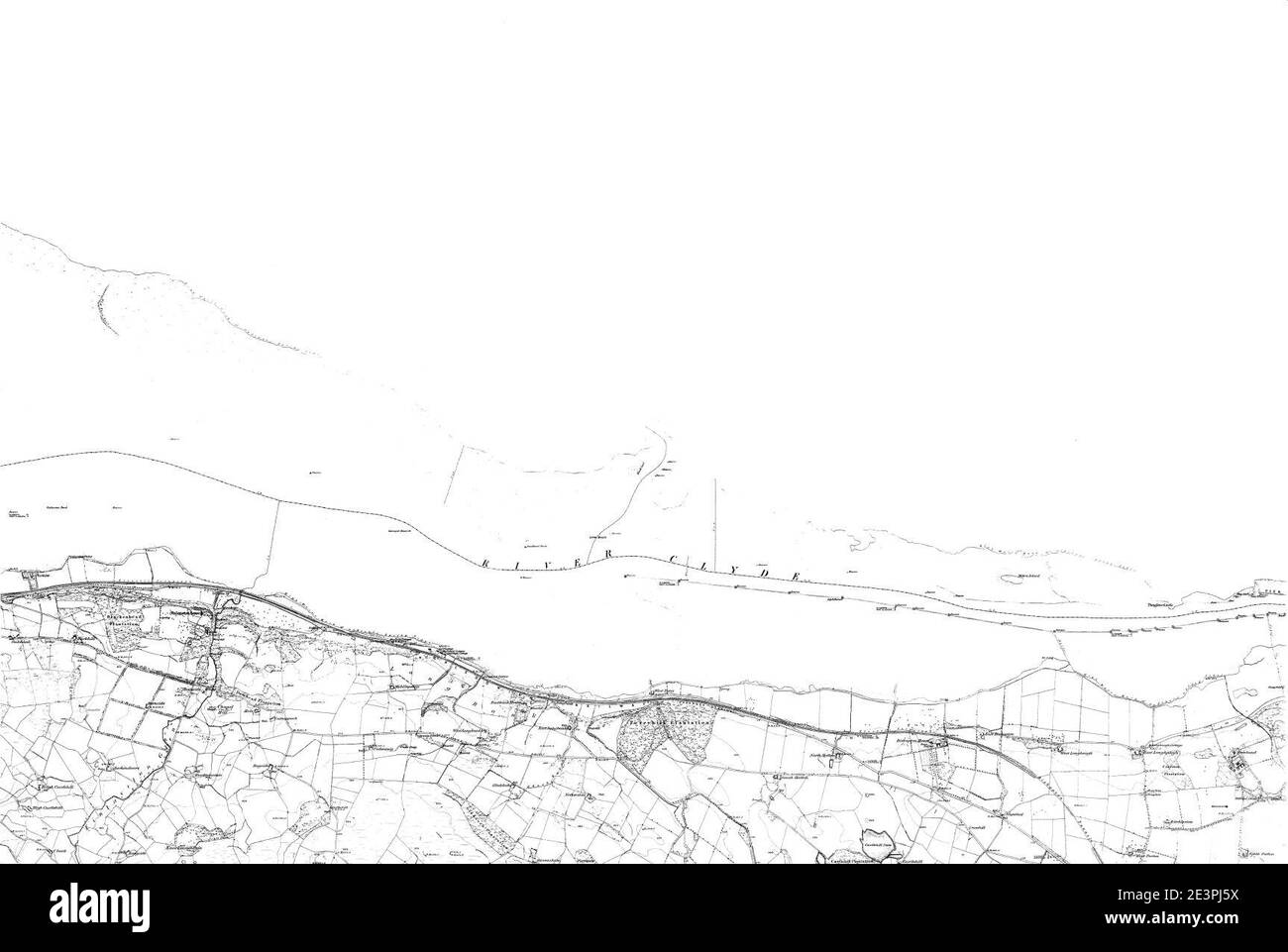 Renfrewshire map hi-res stock photography and images - Alamy