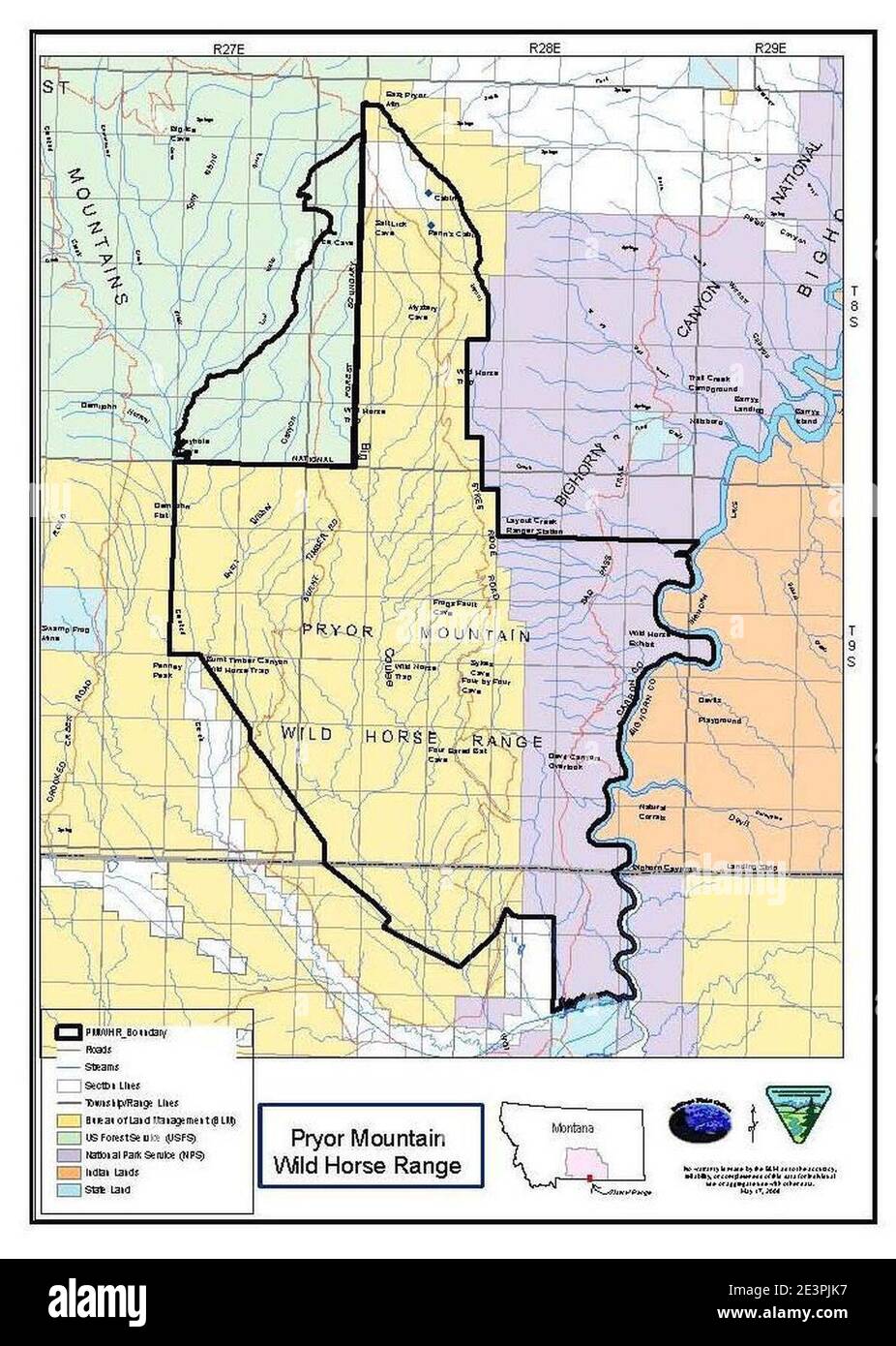 Map of pryor Cut Out Stock Images & Pictures - Alamy