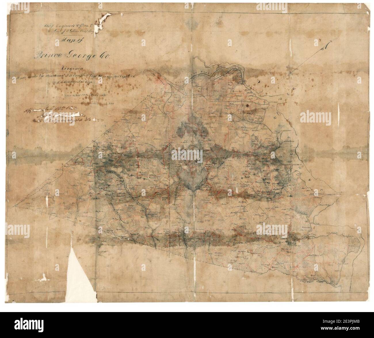 Map of prince hi-res stock photography and images - Alamy