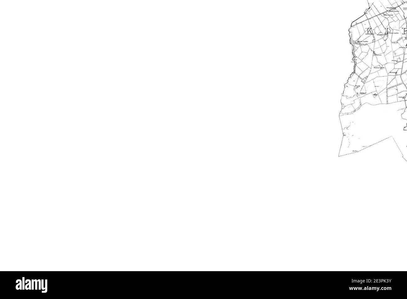 Map of Perthshire Sheet 136, Ordnance Survey, 1866-1874 Stock Photo - Alamy