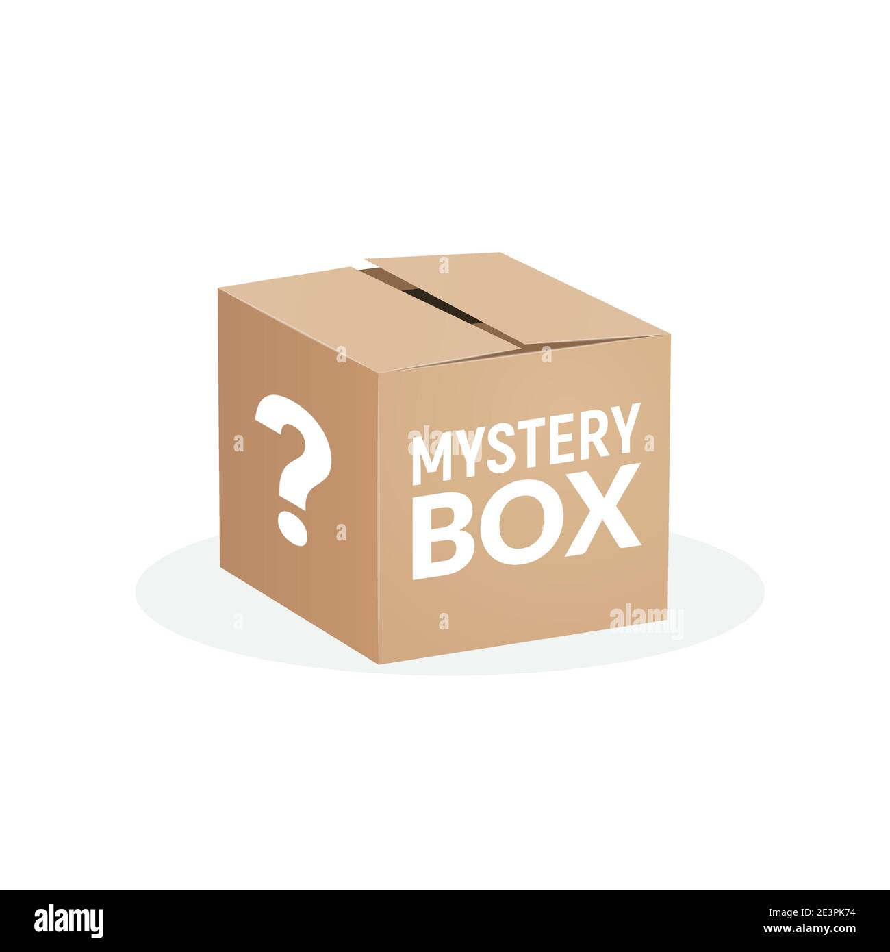 Mystery contest box, lucky prize present surprise secret. Mystery box ...