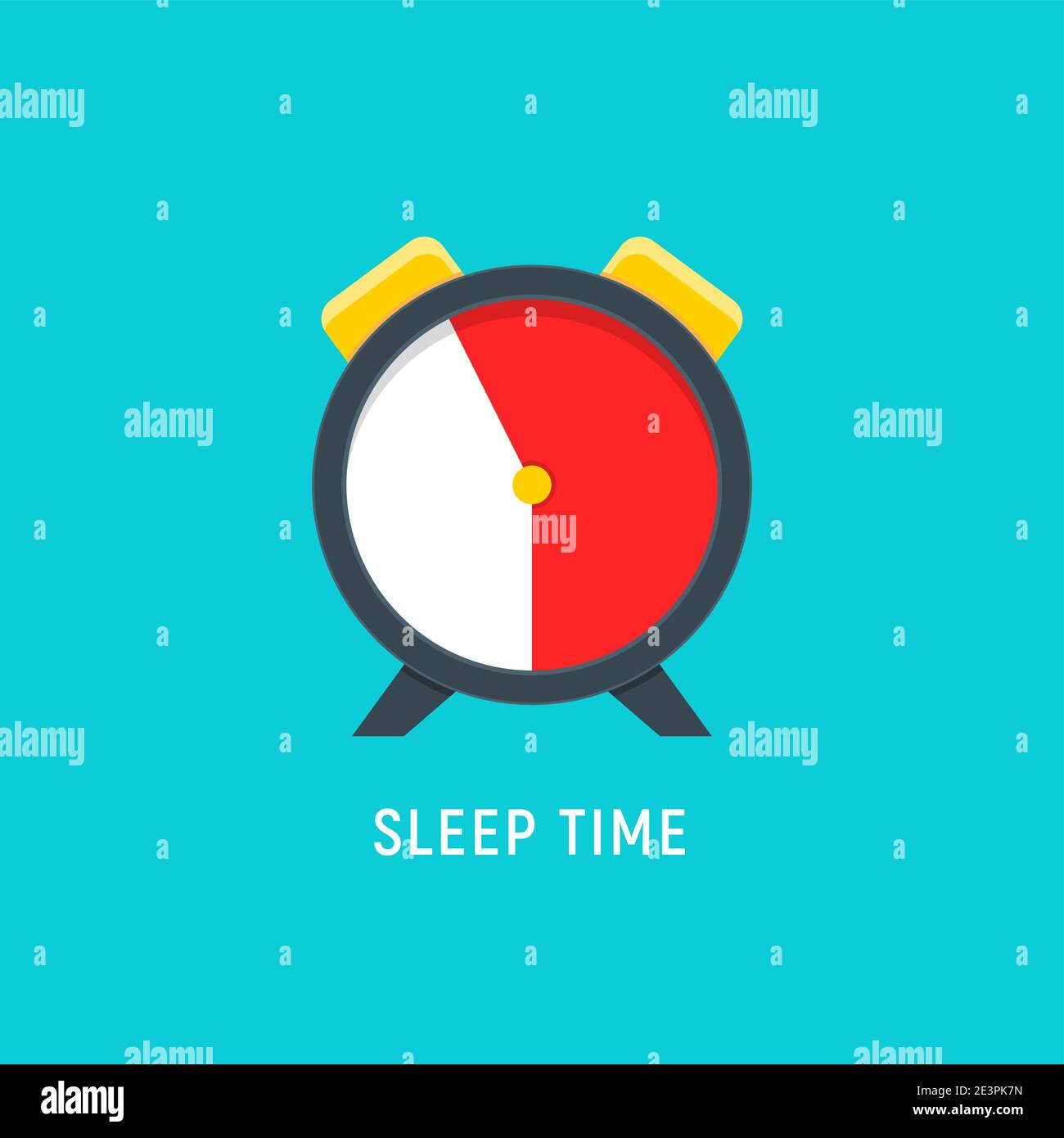 Sleep time clock icon. Countdown future day night time vector icon ...