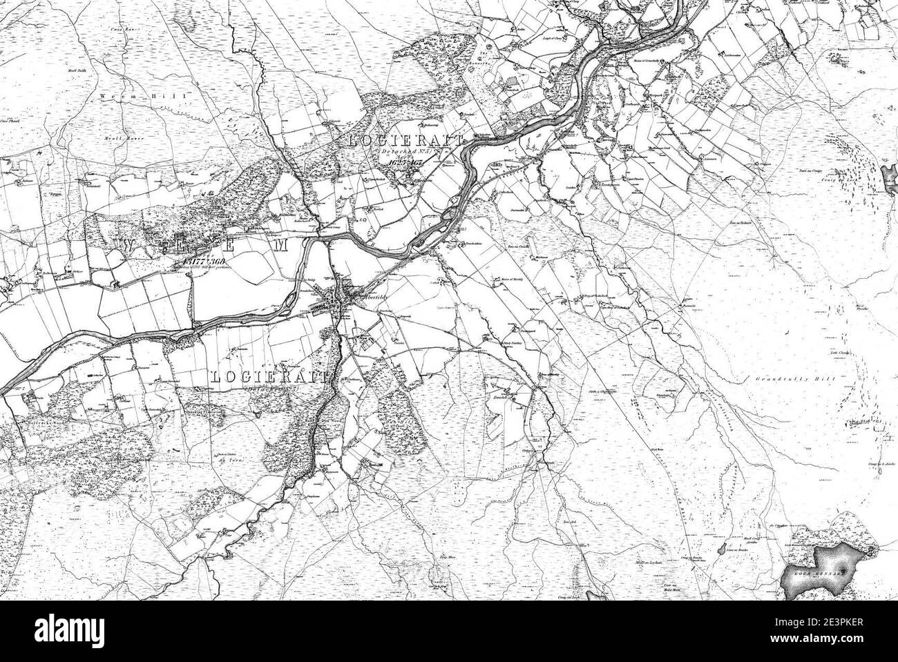 Perthshire Map High Resolution Stock Photography and Images - Alamy