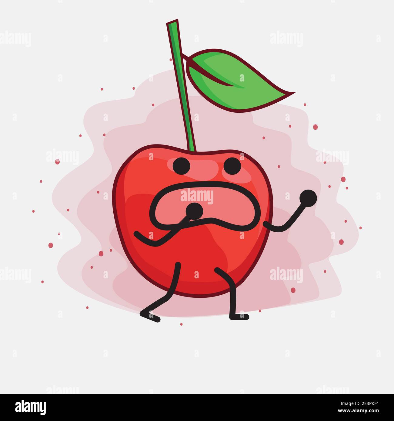 An illustration of Cute Bing Chery Vector Character Stock Vector Image ...