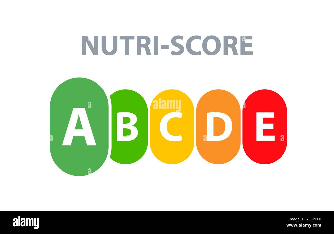 Nutri score e Stock Vector Images - Alamy