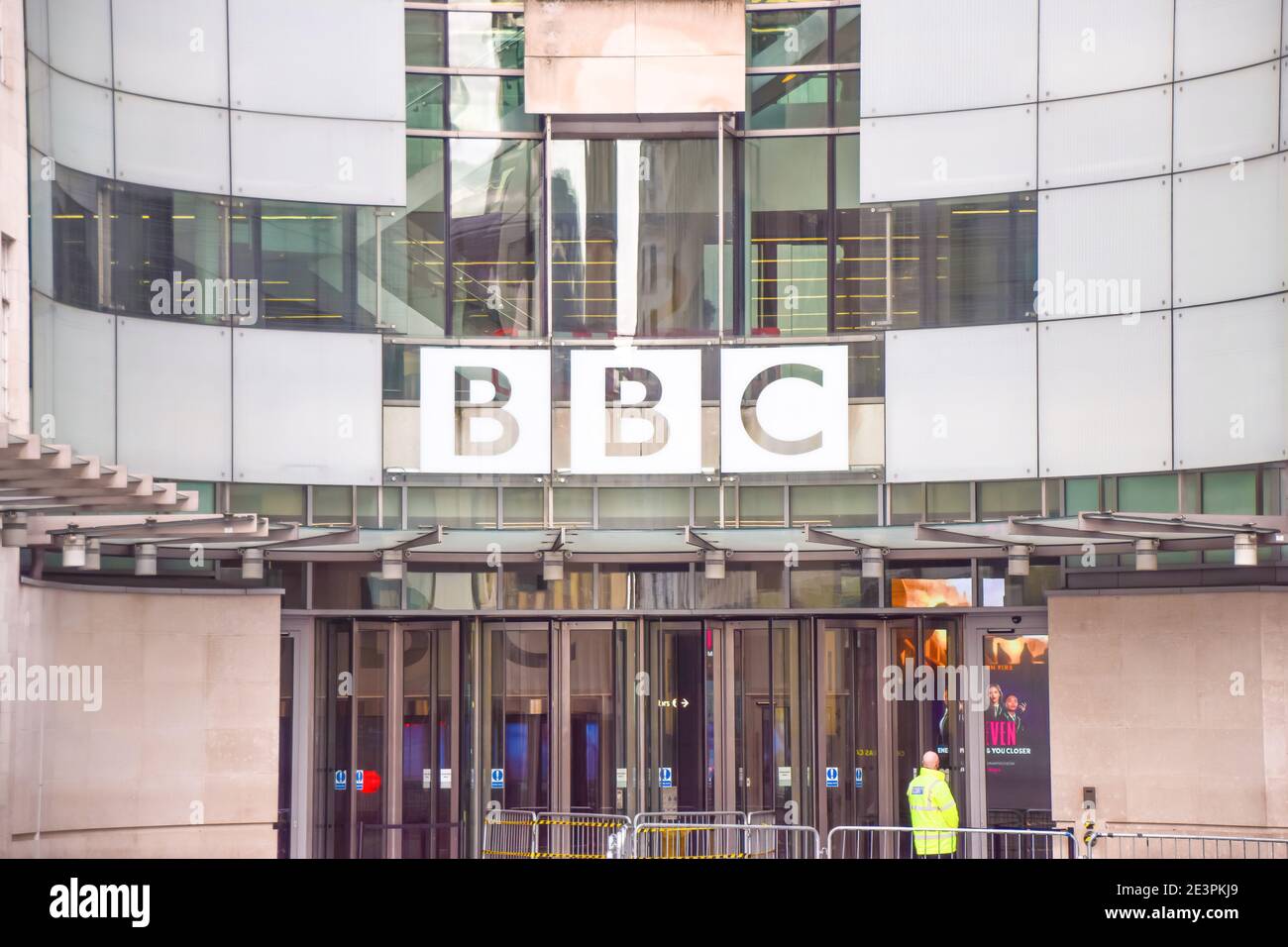 General view of the Broadcasting House, BBC headquarters in Central ...