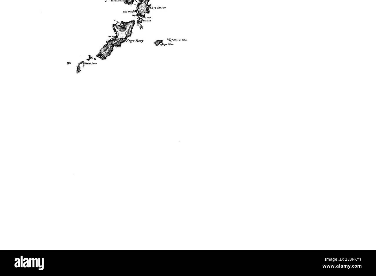 Map of Pembrokeshire OS Map name 020-SW, Ordnance Survey, 1868-1892 ...