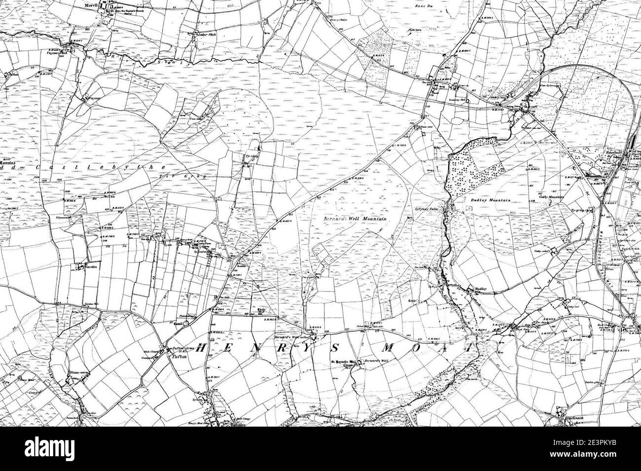 Map of Pembrokeshire OS Map name 017-NE, Ordnance Survey, 1868-1892 ...