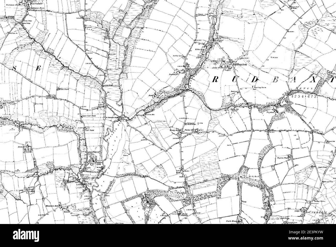 Map of Pembrokeshire OS Map name 022-SE, Ordnance Survey, 1868-1892 ...