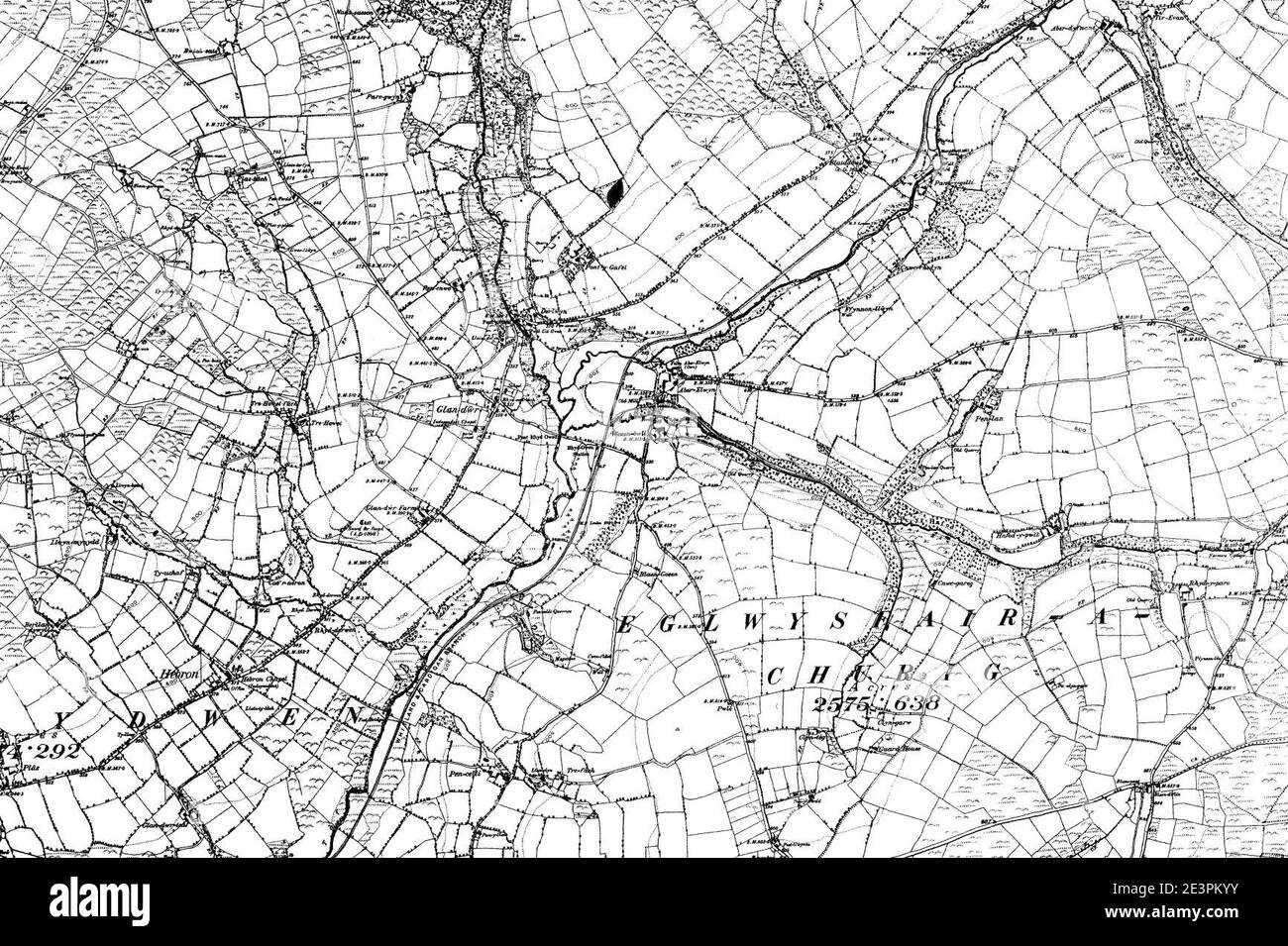 Map of Pembrokeshire OS Map name 019-NW, Ordnance Survey, 1868-1892 ...