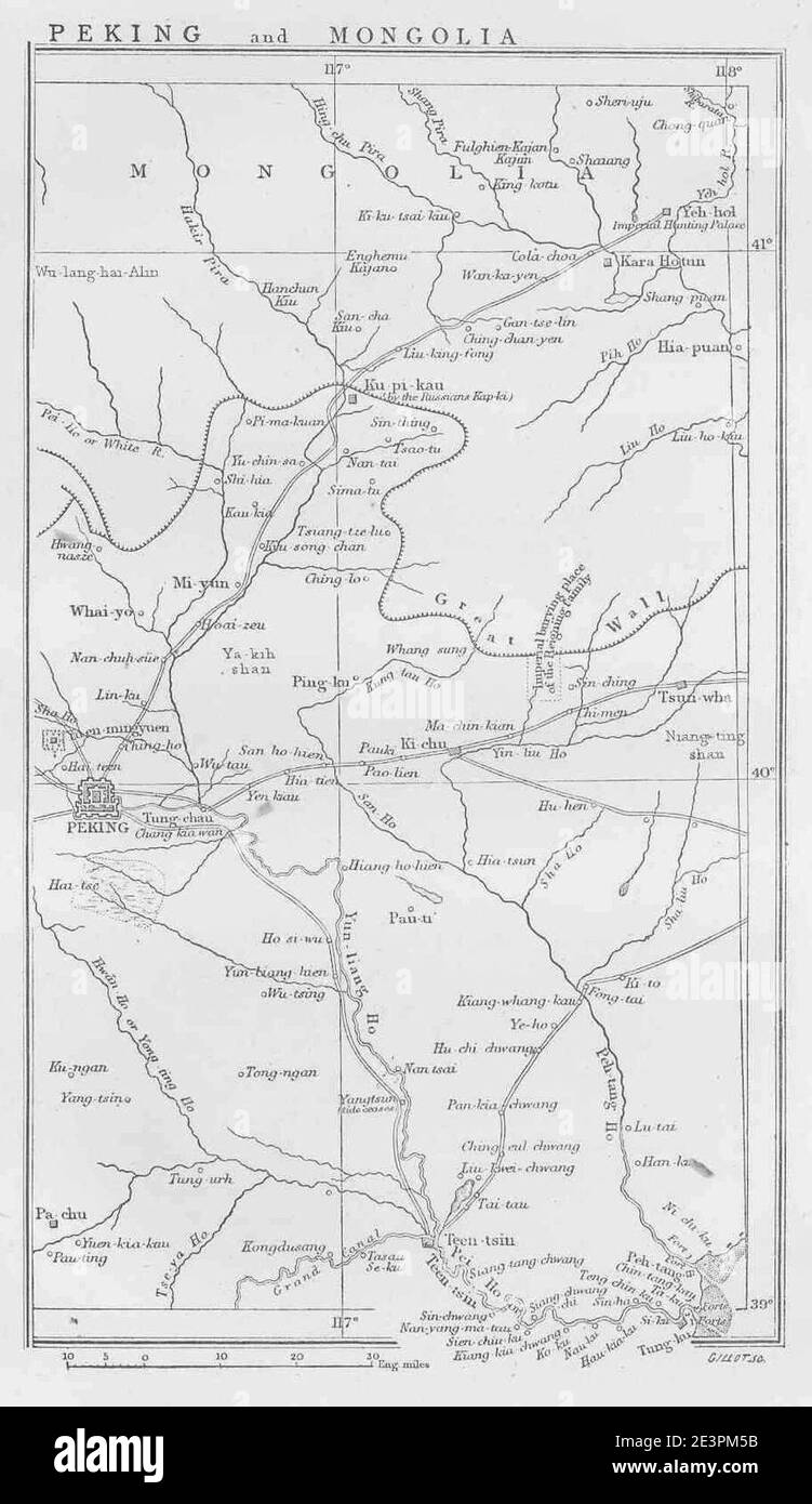 Map of peking hi-res stock photography and images - Alamy