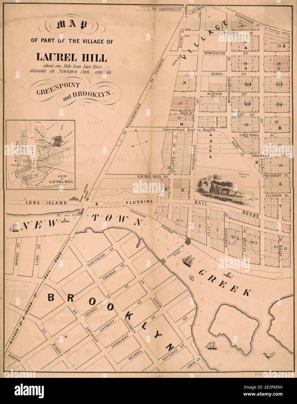 Map of laurel hi-res stock photography and images - Alamy