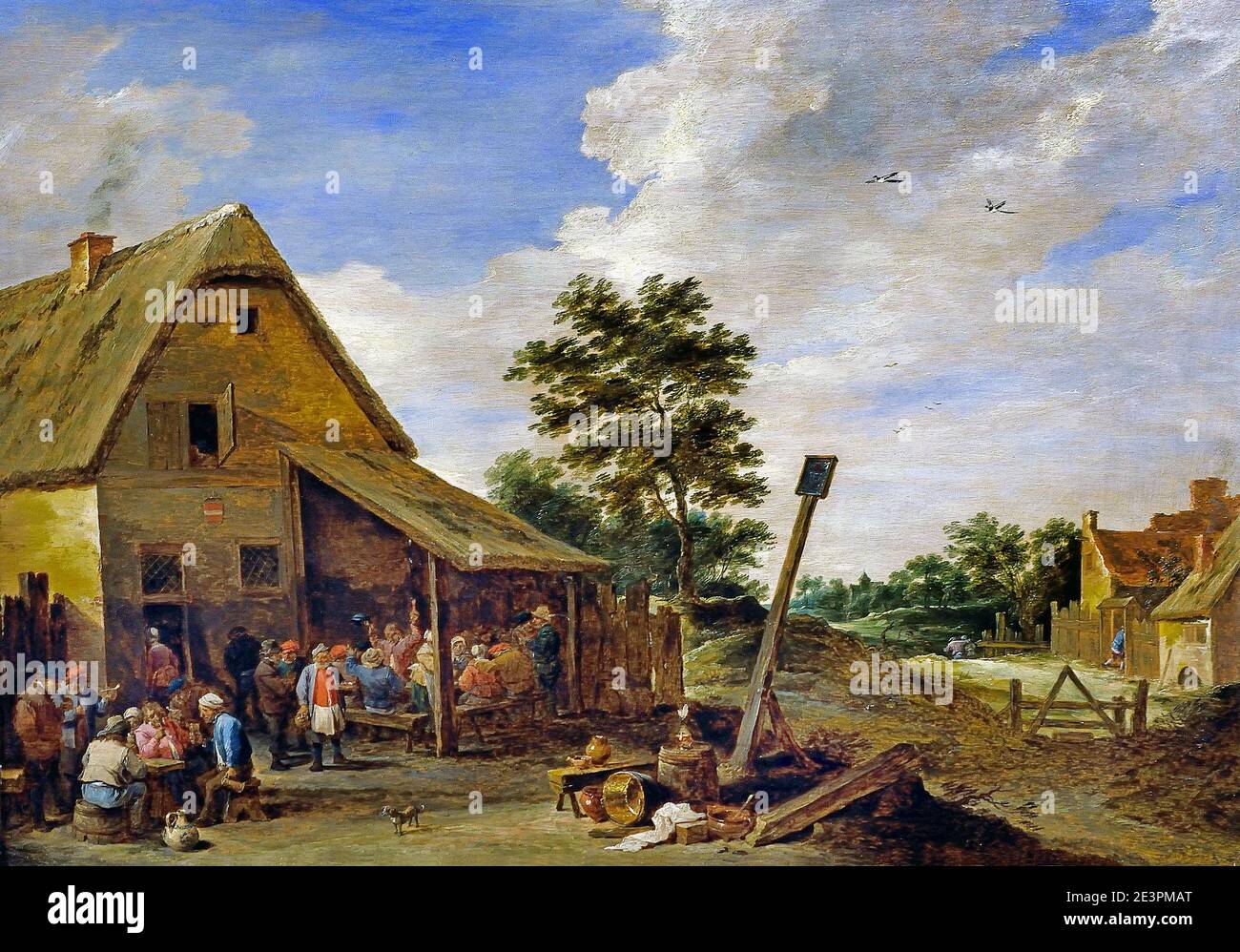Terrific Peasants Before An Inn Gallery