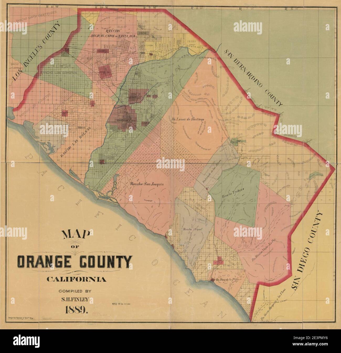 Mapa De Orange, California