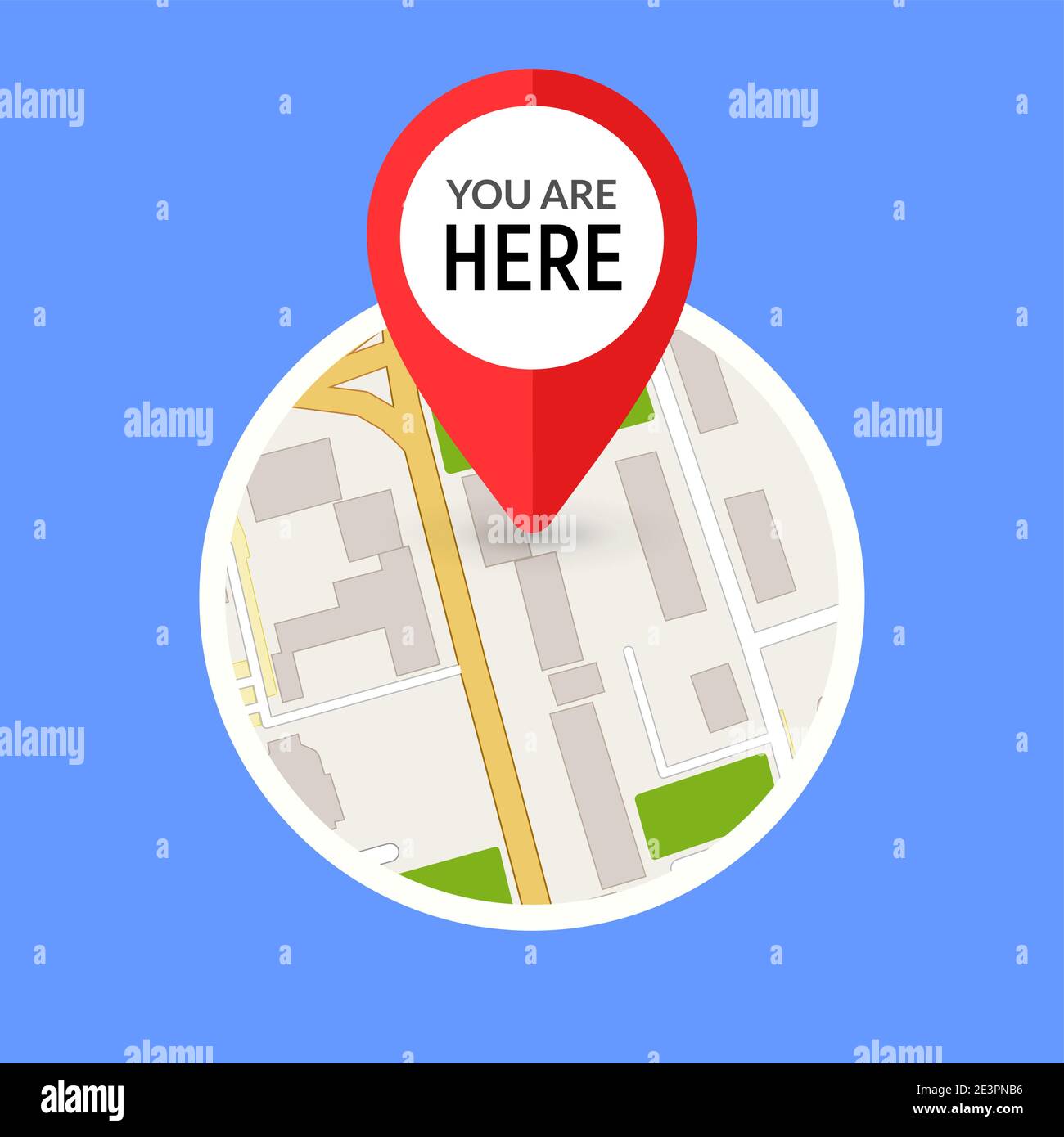 You are here street map gps simple icon. Road gps map here sign pin ...