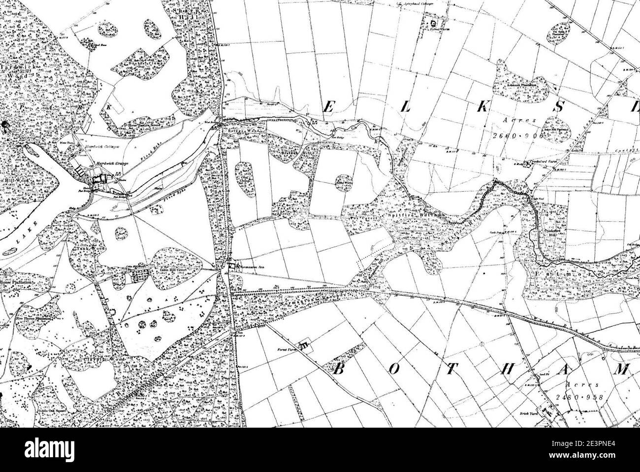 Nottinghamshire map Black and White Stock Photos & Images - Alamy