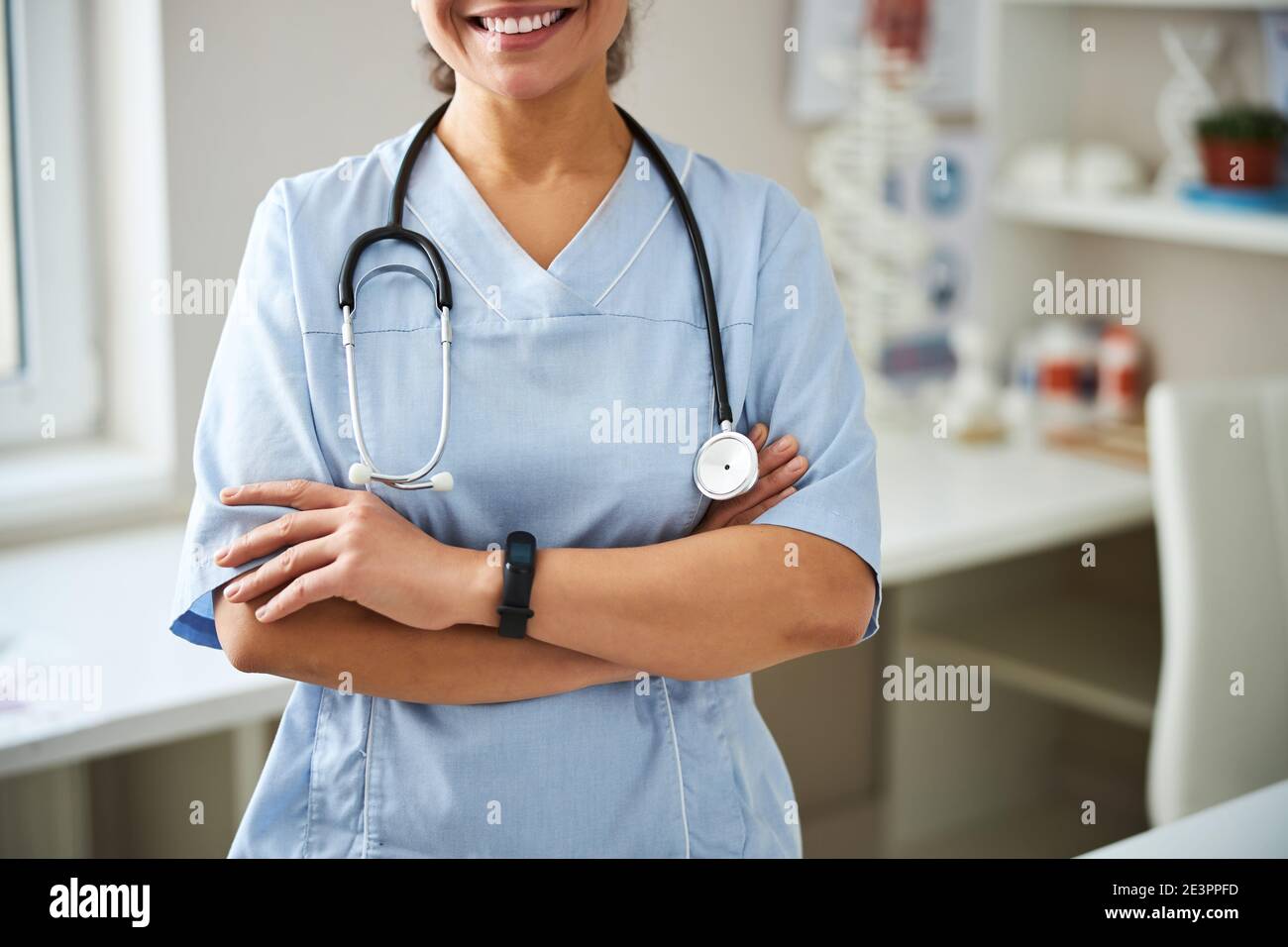 Female healthcare worker posing in hi-res stock photography and images ...