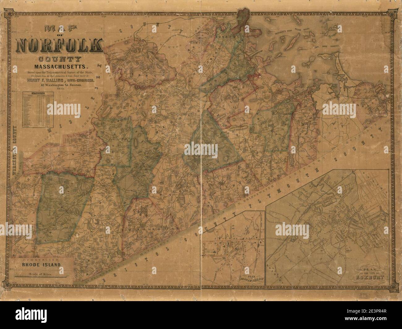 Map of norfolk hi-res stock photography and images - Alamy