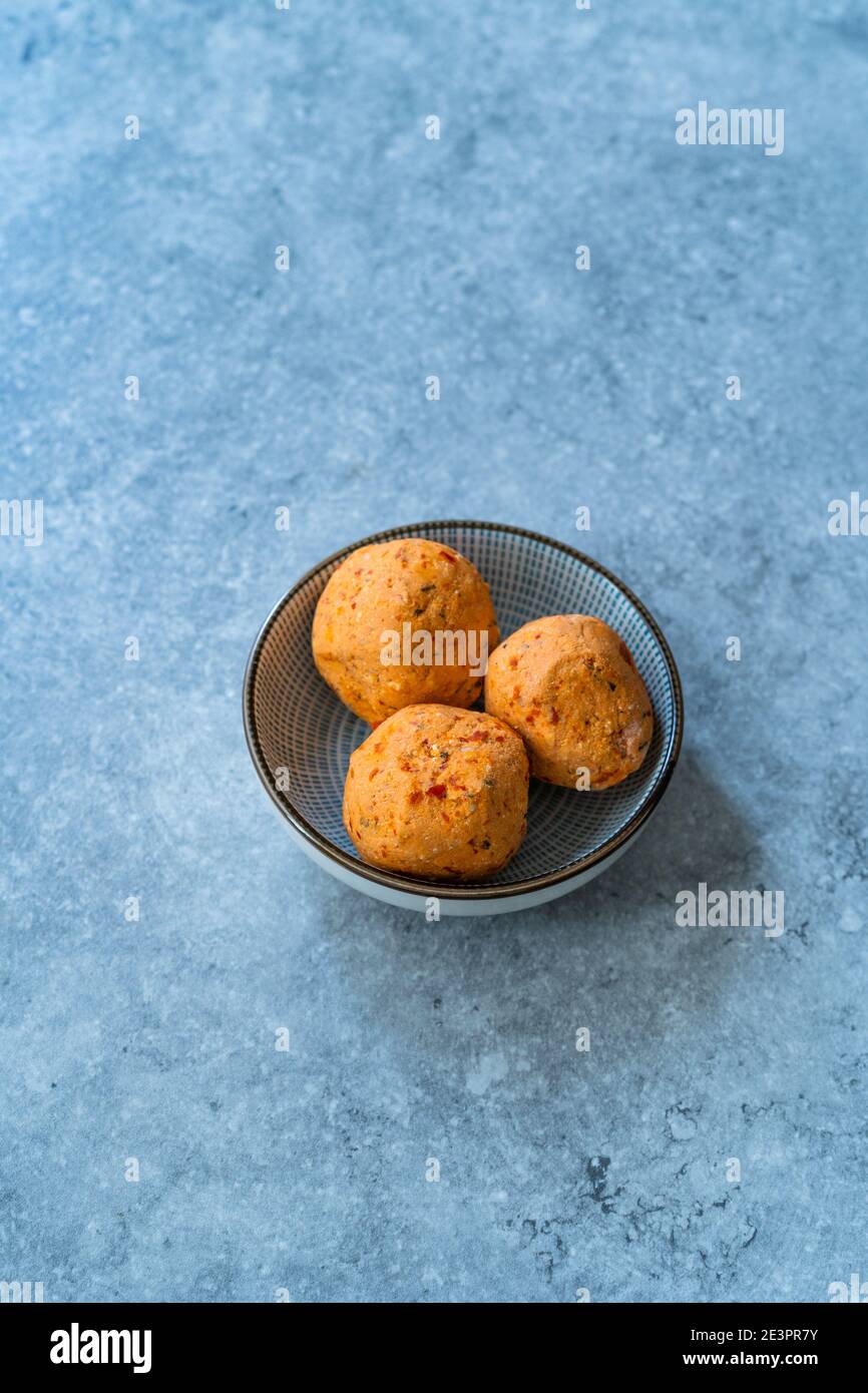 Traditional Turkish Spicy Surk Cheese Balls from Hatay in Turkey ...