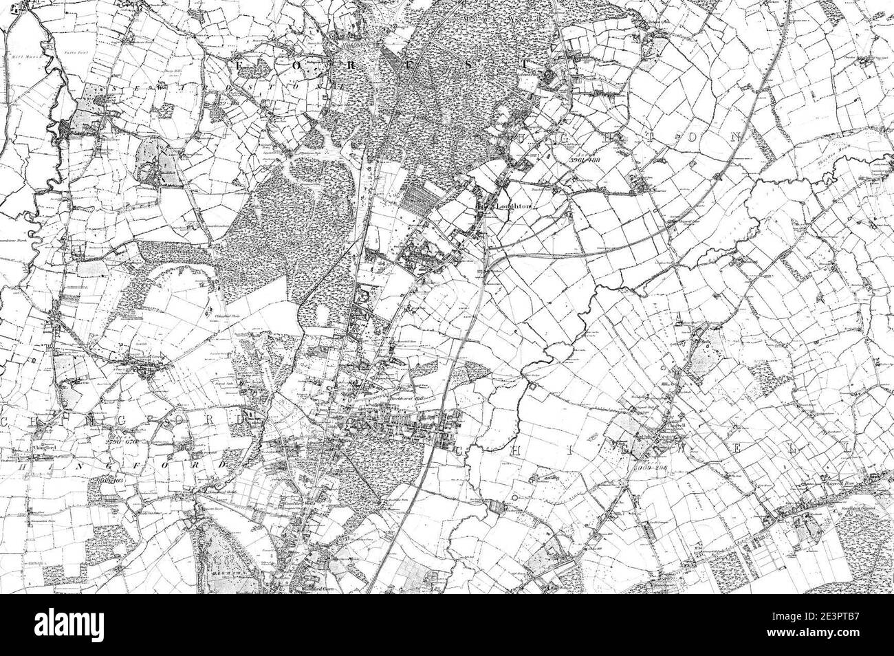 Vintage map of middlesex hi-res stock photography and images - Alamy