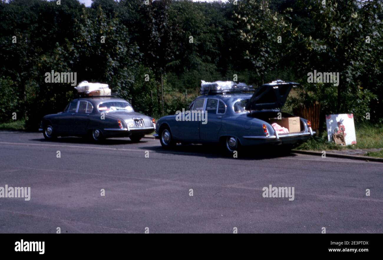 Jaguar Cars touring in 1964 Stock Photo - Alamy