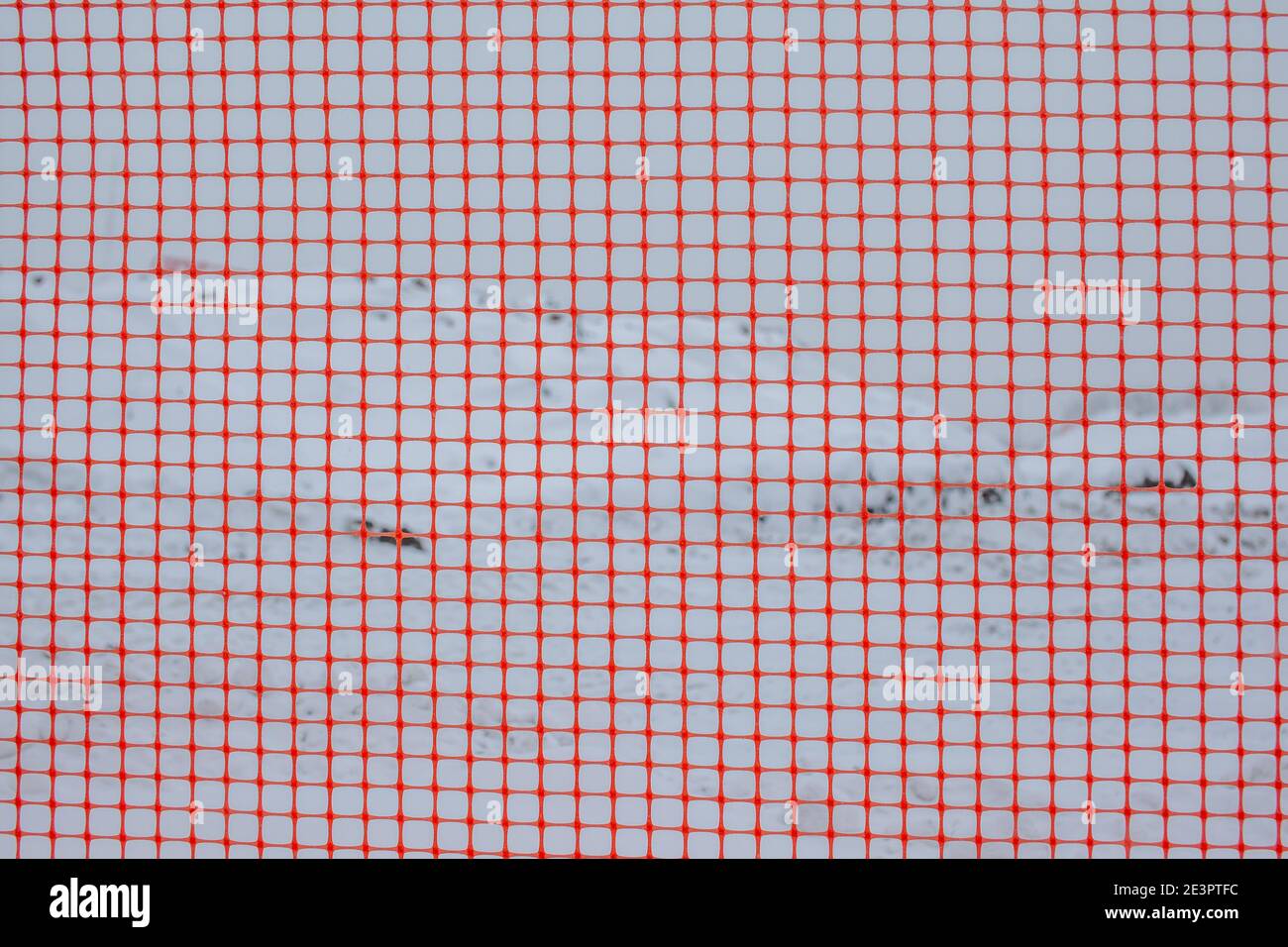 Orange construction barrier netting hi-res stock photography and images ...